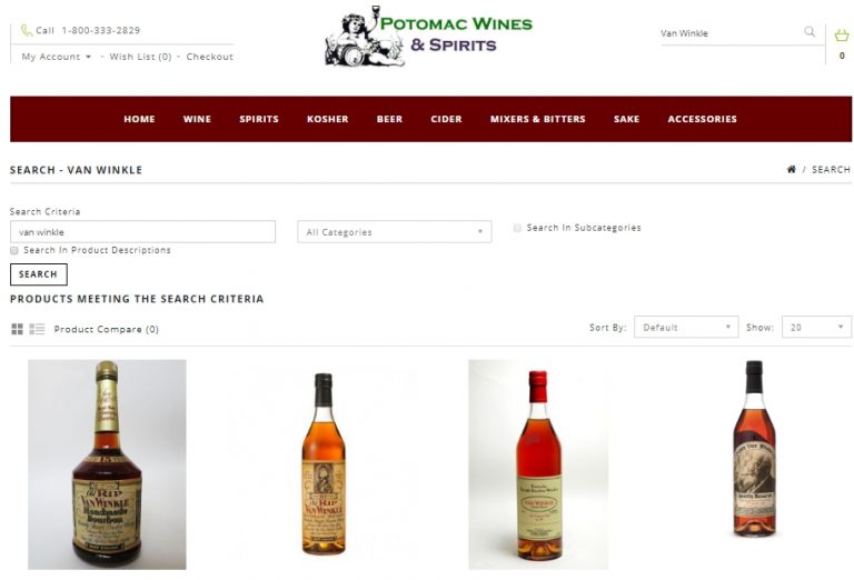 Places You Can Actually Buy Pappy Van Winkle Online - WhiskeyBon